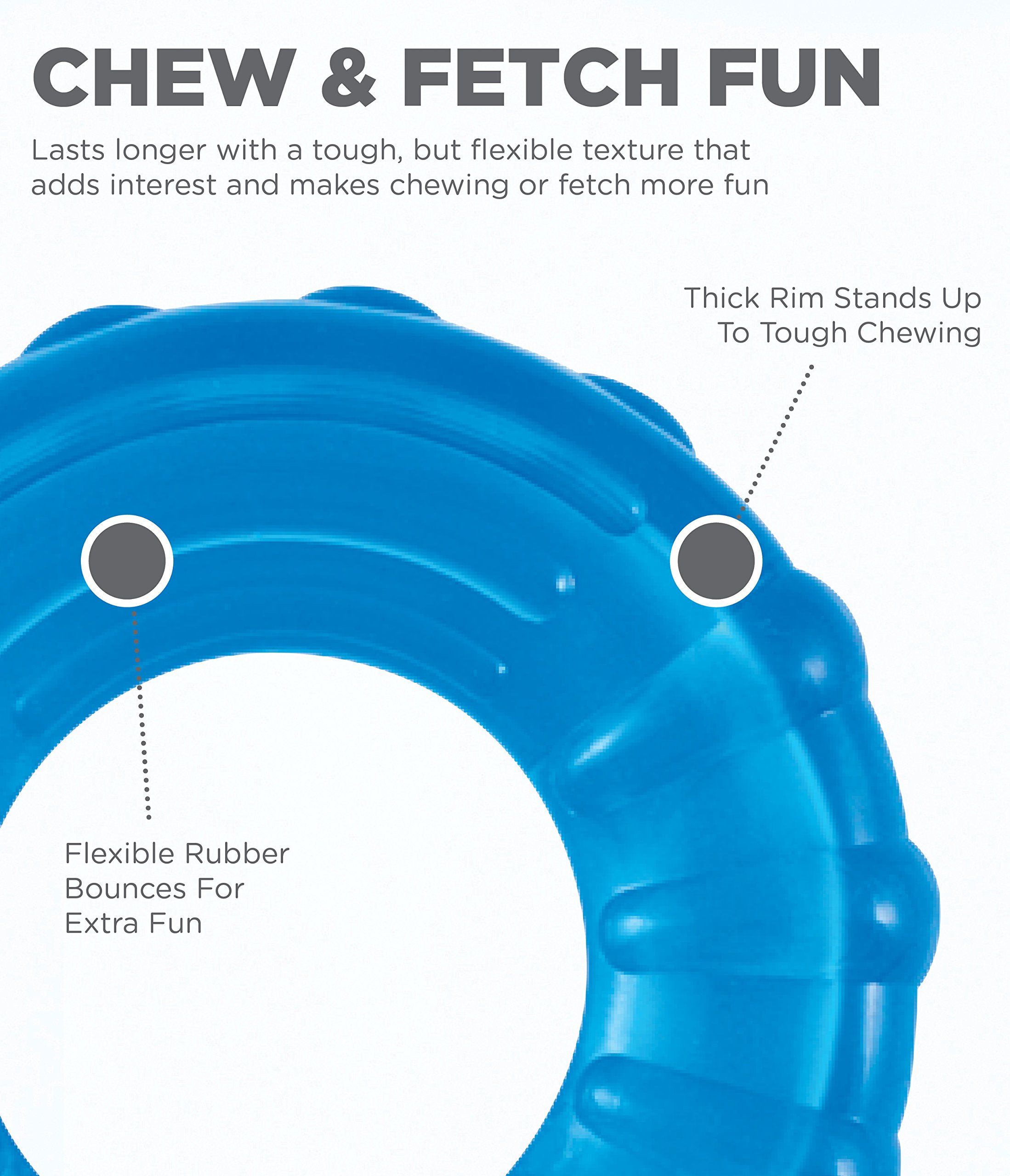 Petstages Orka Tire Royal Blue Treat-Dispensing Dog Chew Toy