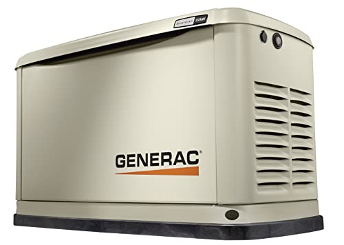Generac 7042 22kW Air Cooled Guardian Series Home Standby Generator - Comprehensive Protection - Smart Controls - Versatile Power - Wi-Fi Connectivity - Real-Time Updates