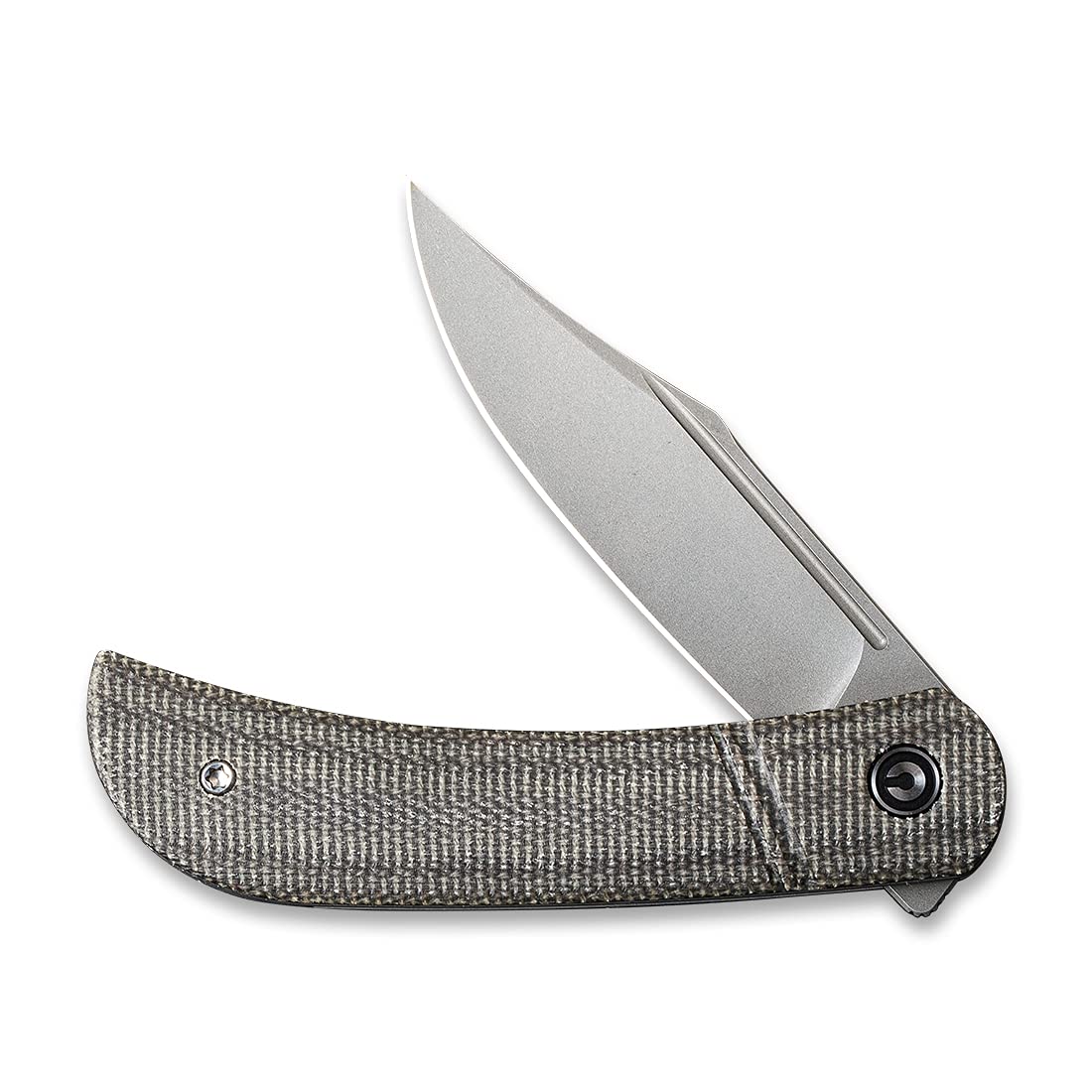 CIVIVI Appalachian Drifter Slip Joint Folding Knife, Non-Locking Pocket Knife with 2.96 inch S35VN Clip Point Blade and Micarta Handle,Good for Camping Hunting EDC C2015C