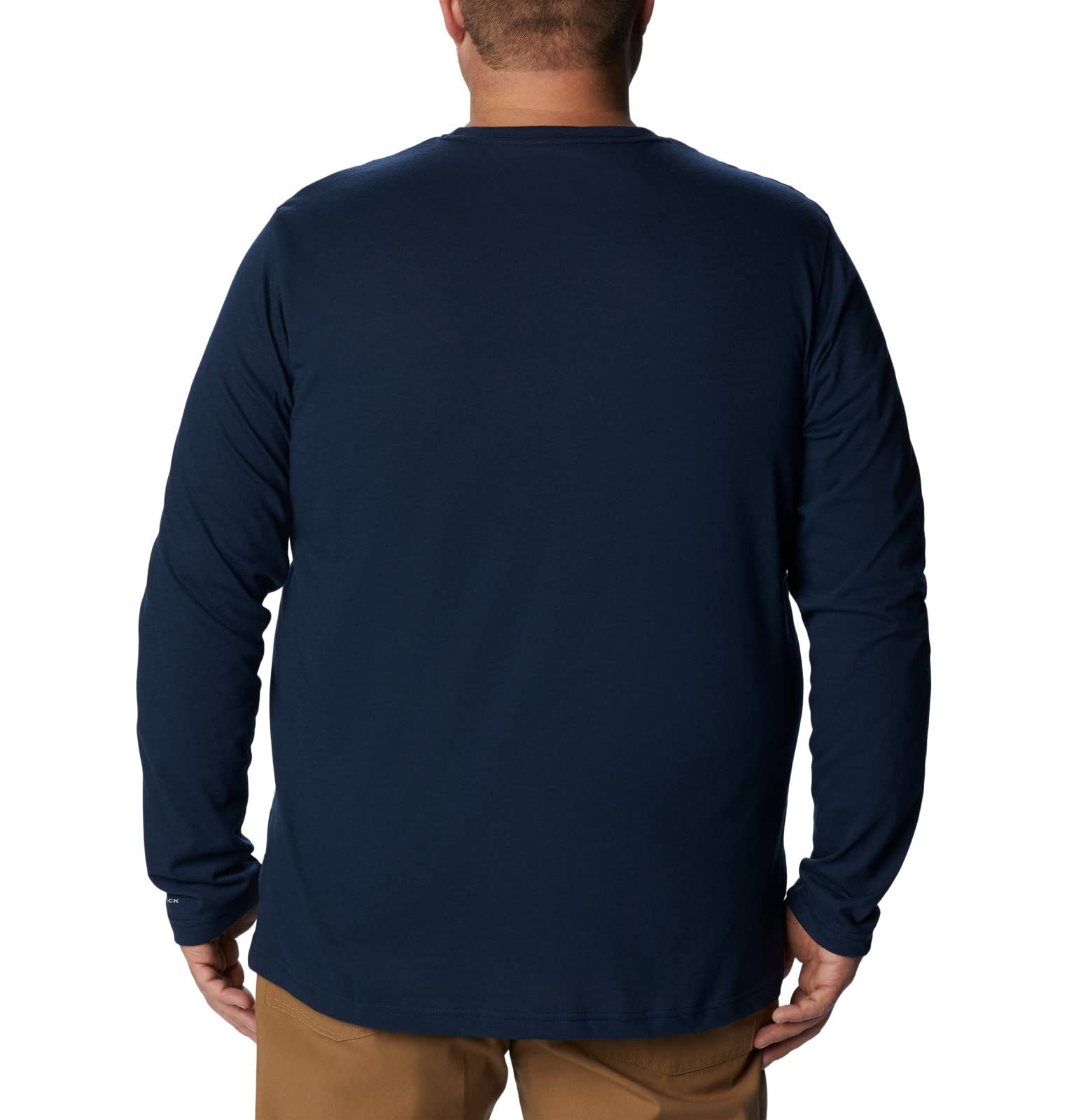 Columbia Men's Thistletown Hills Long Sleeve Crew, Collegiate Navy Heather, XX-Large