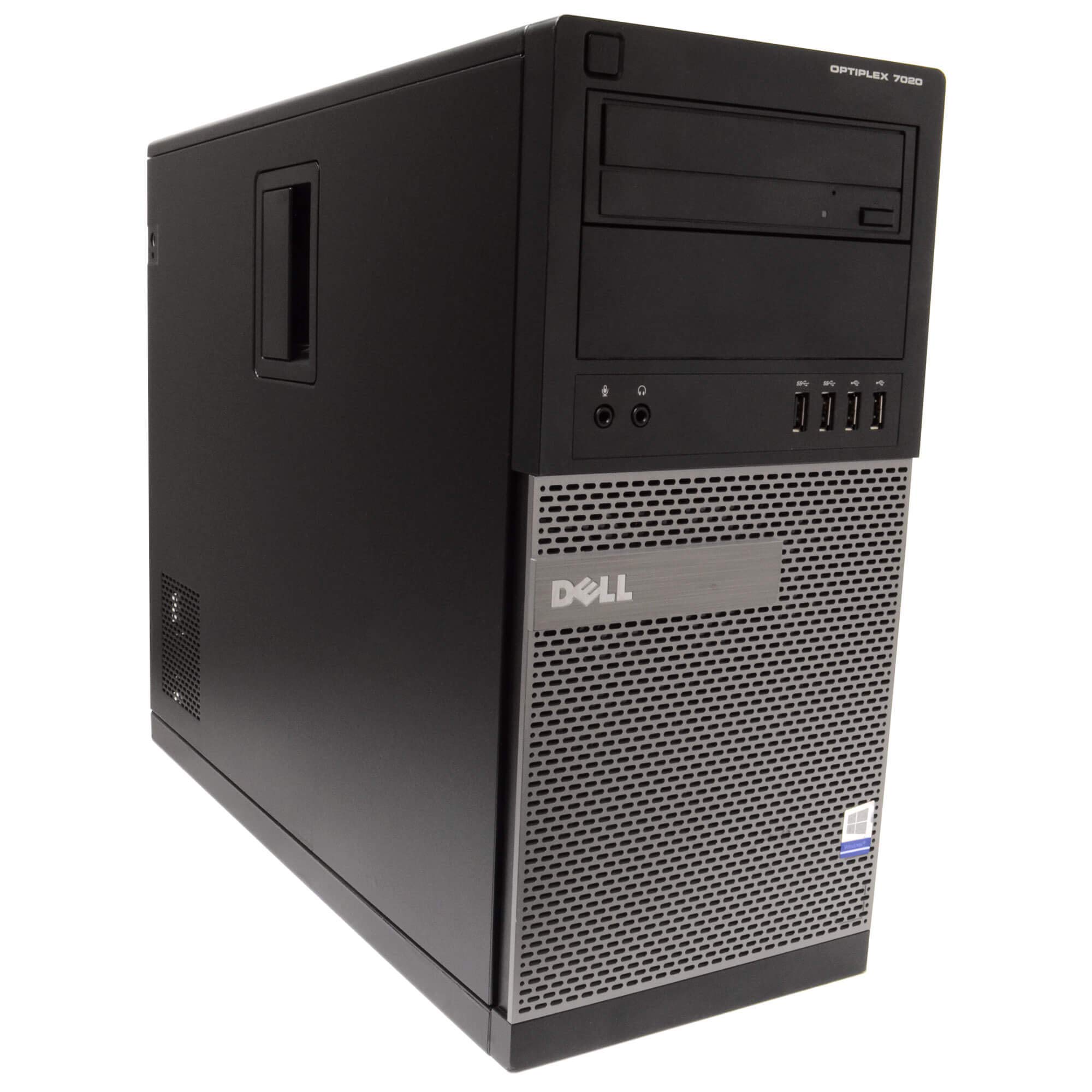 Dell Gaming PC Tower, Intel i5, 16GB RAM, 128GB SSD 500GB HDD, Windows 10, Nvidia GT 1030 2GB, New RGB Gaming Keyboard and Mouse (Renewed)