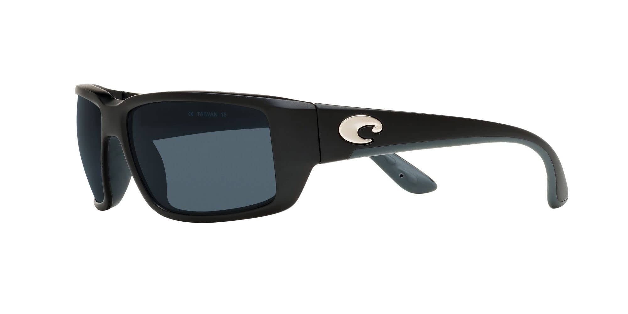 Costa Del Mar Man Sunglasses, Matte Black Frame - Gray Lenses - 59MM