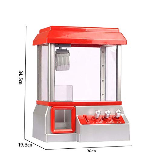 Xiangtat Large Claw Toy Grabber Mini Arcade Machine with Lights & Sounds - Electronic Claw Toy Grabber Machine, Animation, Authentic Arcade Sounds for Exciting Play β with Volume Control Switch