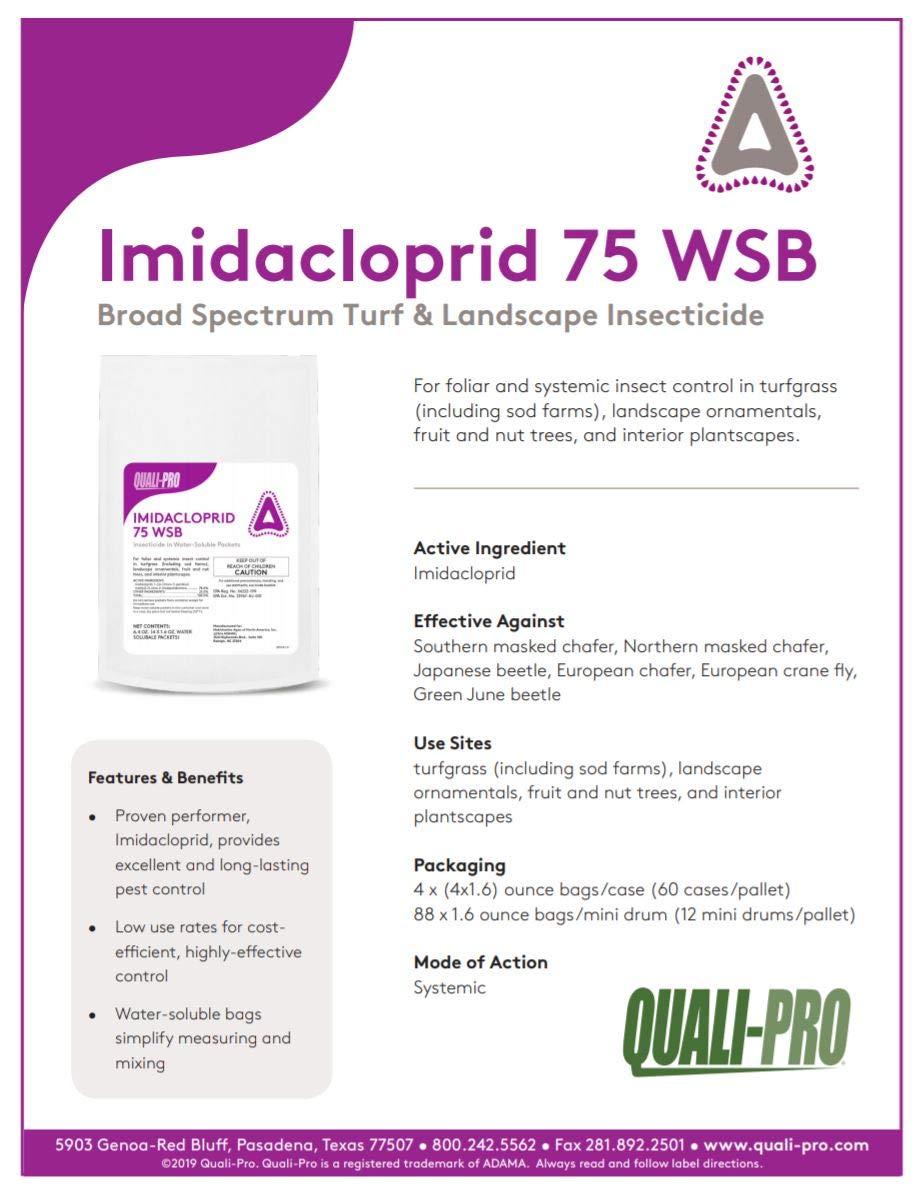 Imidacloprid 75 WSB Generic Merit 75 WSB 4 x 1.6 oz bags