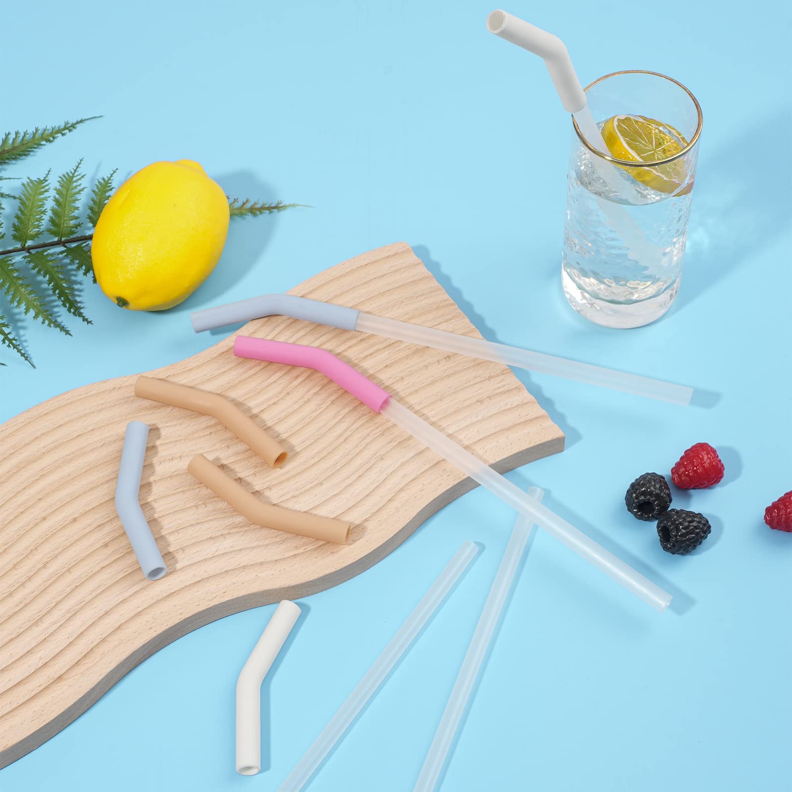 Greant 8 PCS Straw compatible with Stanley Adventure Quencher 40oz, 12 inch Straw compatible with Stanley 40oz Tumbler With Handle, Come With 4 PCS Straw Covers compatible with Stanley