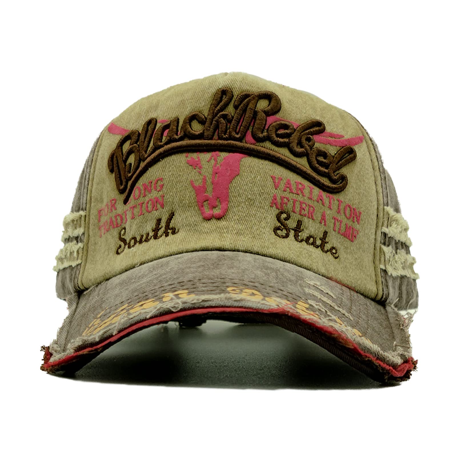 Embroidered Cotton Baseball Cap Unisex Vintage Classic Dad Hat Soft Snapback Sunhat Outdoor Activities for Men Women Kids Brown