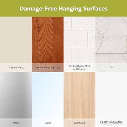 Command Medium and Large Picture Hanging Strips, Damage Free Hanging Picture Hangers, No Tools Wall Hanging Strips for Living Spaces, White, 4 Medium Pairs and 8 Large Pairs