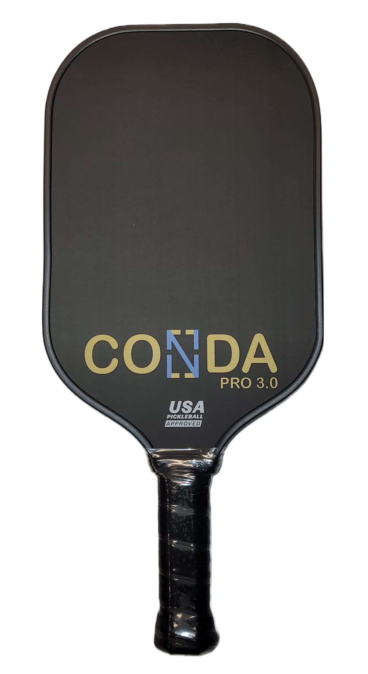 CONDA Pro 3.0 Pickleball Paddle *USAPA Approved* with T700 Carbon Surface for Excellent Spin, Optimal Control, and Expansive Power – Polypropylene Honeycomb Core in 16 mm Thickness. Quiet Paddle.