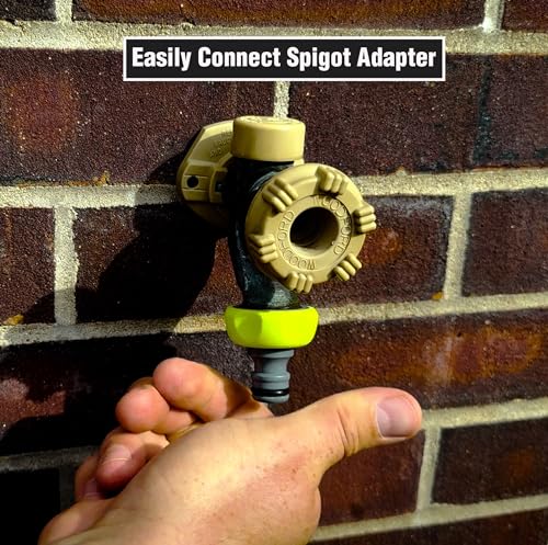 Flexzilla HFZGAK11 Garden Hose Quick-Connect Fittings, 2-Piece Coupler & Plug Kit, ZillaGreen