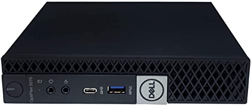Dell Optiplex 5070 Micro Desktop PC Intel i5-9500T, 32GB DDR4 New 512GB M.2 NVMe SSD, WiFi BT HDMI New KB & Mouse Windows 11 Pro (Renewed)