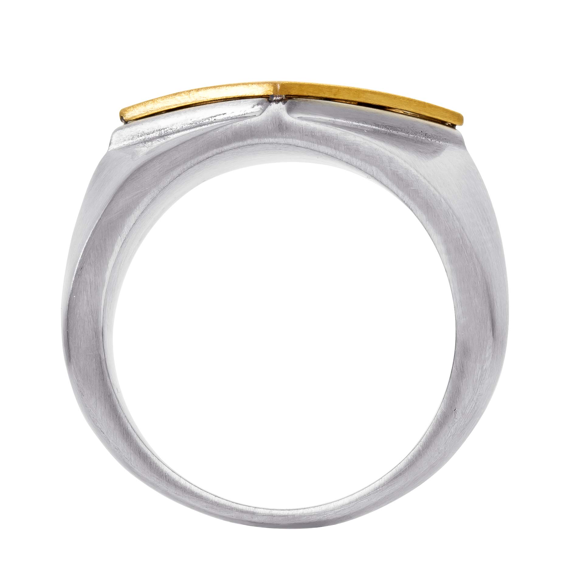 DC Comics Superman Ring, Stainless Steel, Gold Plating, s. 10