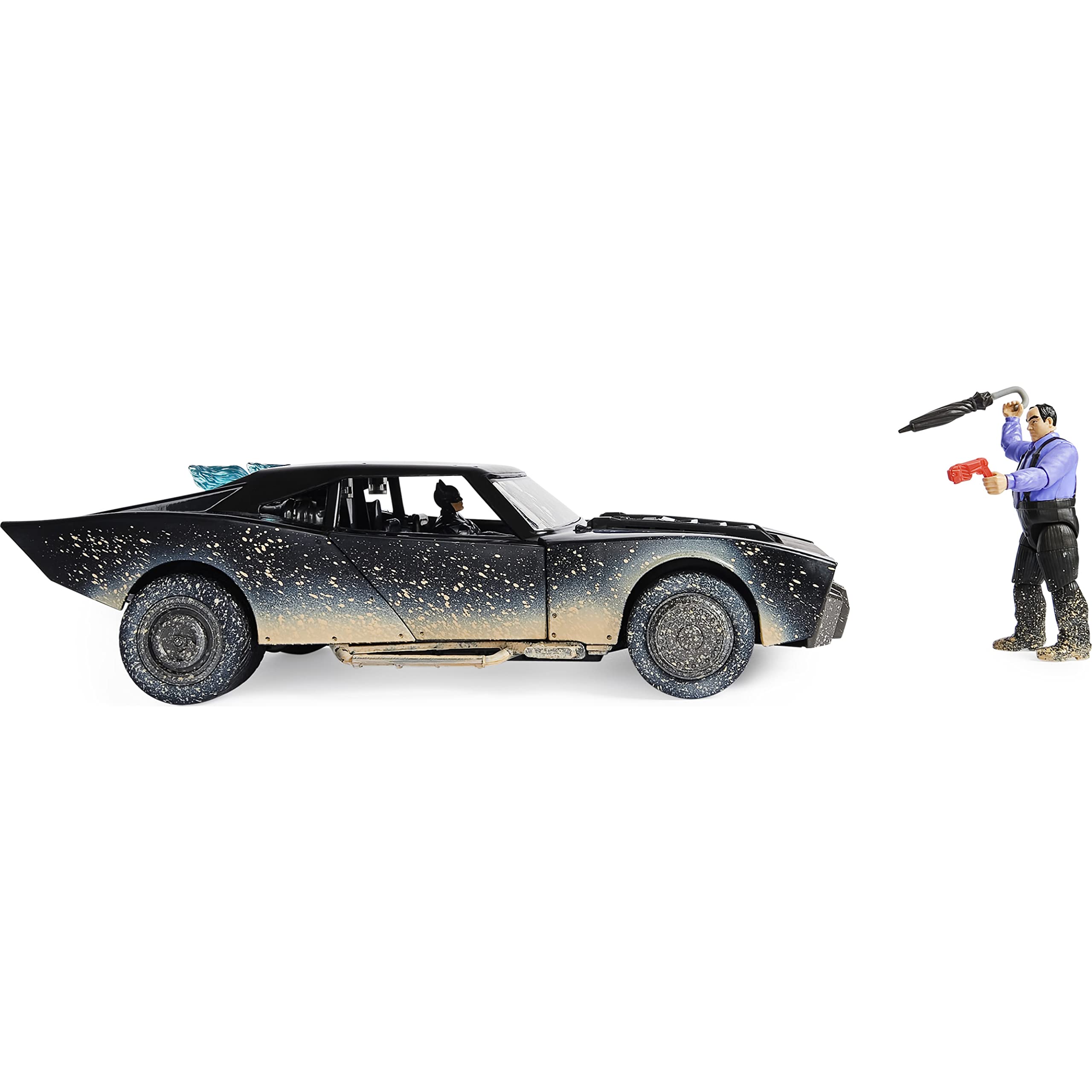 DC Comics, Ultimate Batman Set w/ Exclusive 4β Batman, Selina Kyle, The Penguin Action Figures, Batmobile, Batman Movie Kids Toys, Age 4 and up (Amazon Exclusive)