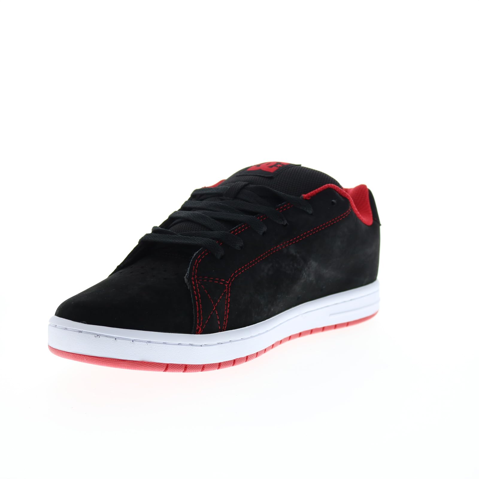 DC Gaveler Casual Low Top Skate Shoes Sneakers Black/Red 13 D (M)