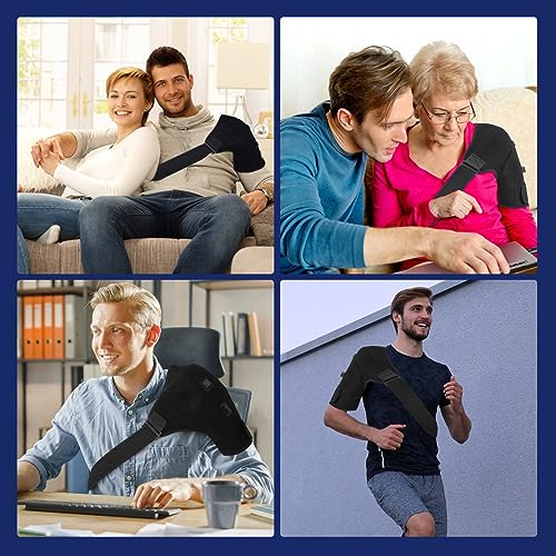 Shoulder Heating Pad,Jade Heated Shoulder Wrap for Rotator Cuff Pain 3 Adjustable Heat