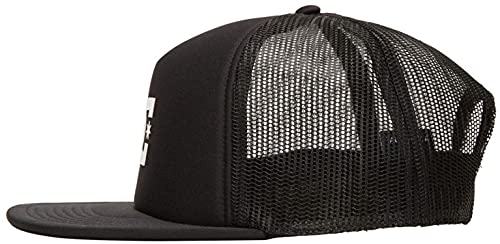 DC Men's Gas Station Trucker Hat, Black, One Size
