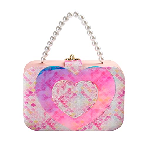 KAMIER Kids Jewelry Box for Girls,Pink Heart