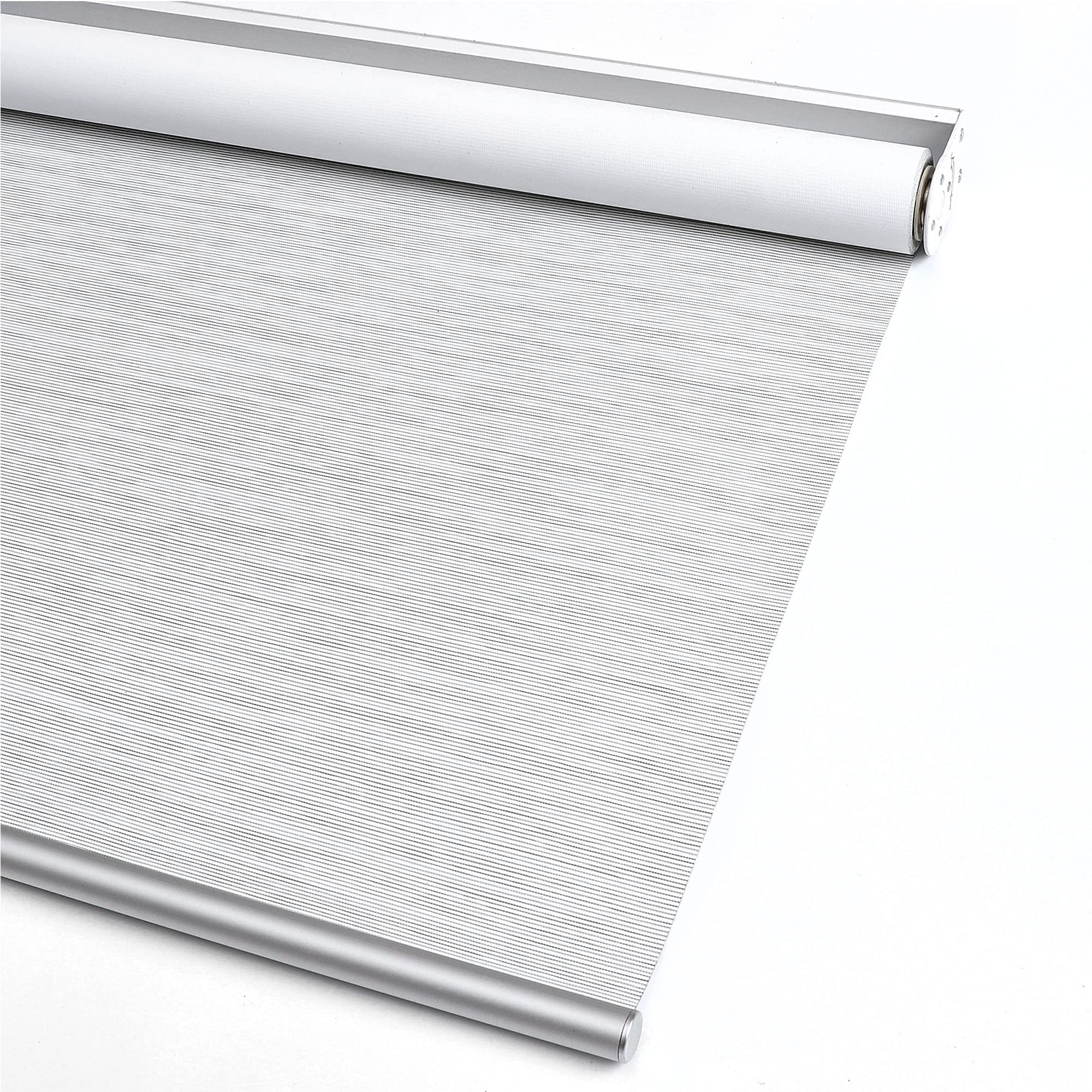 CUCRAF Roller Blinds for Windows Cordless,100% Blackout Blinds Window Shades for Bedroom,Thermal Insulated Window Blinds for Home,Light Blocking,Easy to Install,Light Grey, 35" W x 72" H