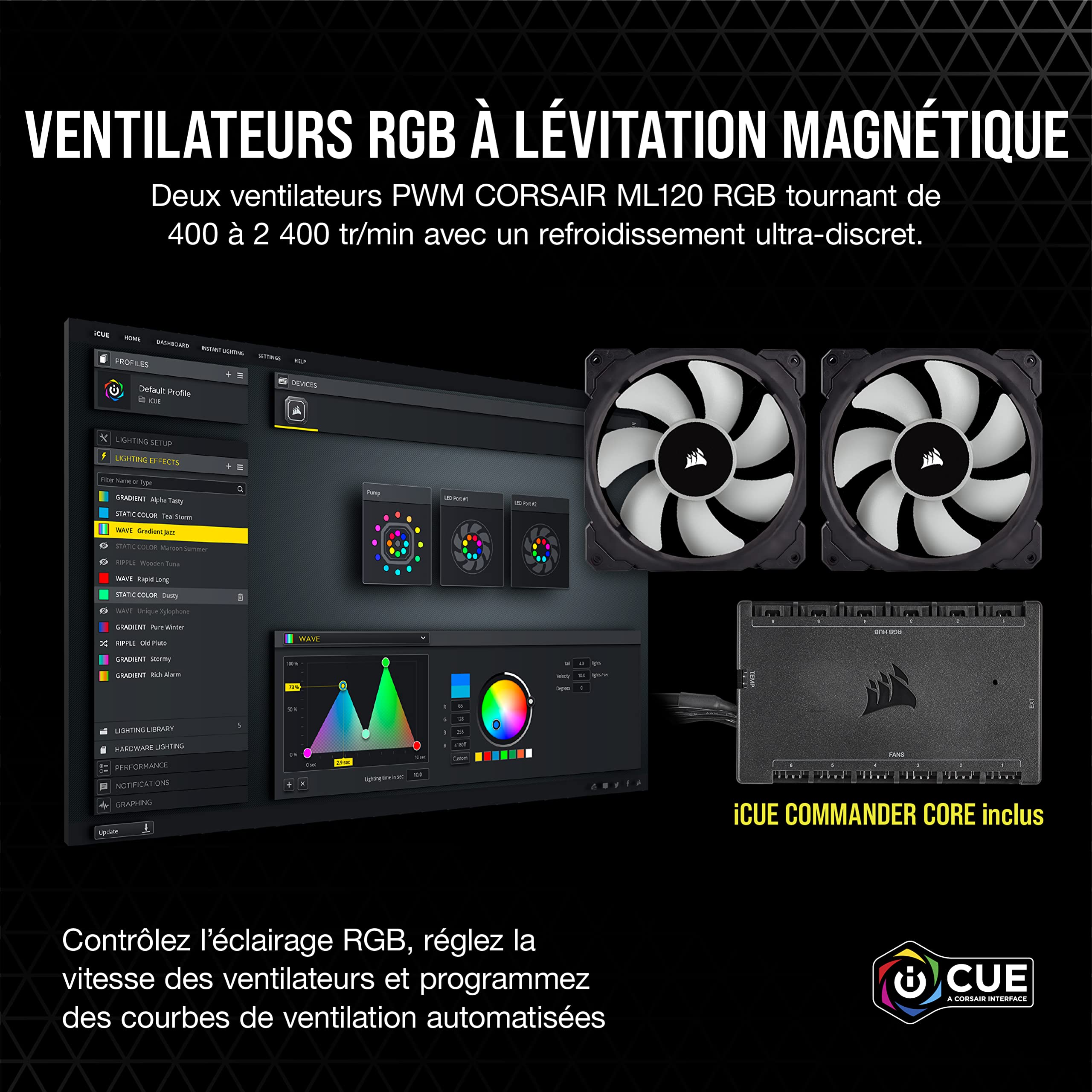 Corsair iCUE H100i Elite Capellix Liquid CPU Cooler for Desktop - White
