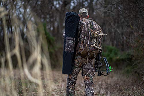 Rhino Blinds R600-MOC 3 Person Hunting Ground Blind, Mossy Oak Breakup Country, 60x60 inch