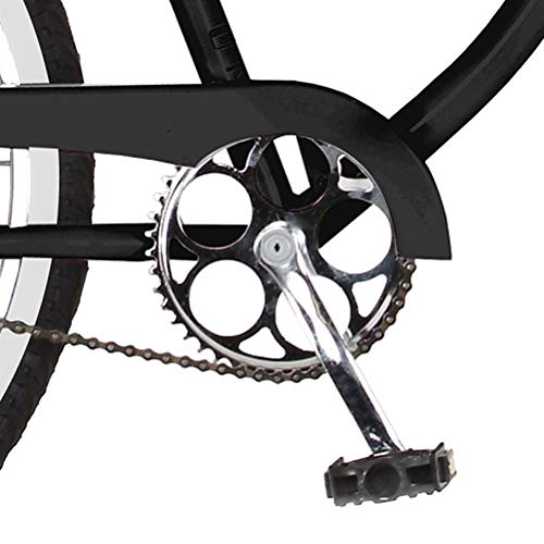 Cycle Force Cruiser Bike, 26 inch Wheels, 18 inch Frame, Men's Bike, Black