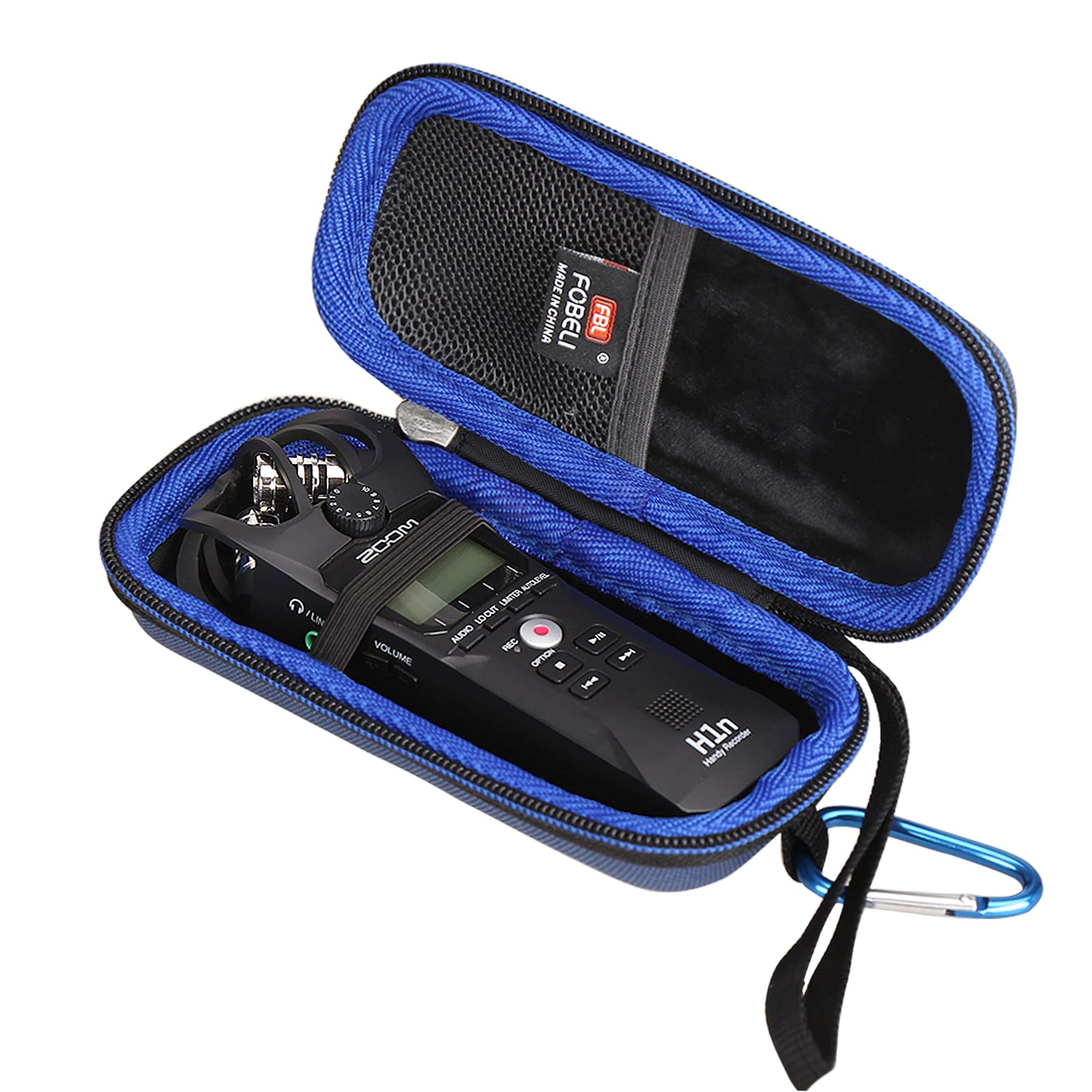 FBLFOBELI Hard EVA Carrying Case For Zoom H1n Portable Recorder Onboard Stereo Microphones (Case Only)
