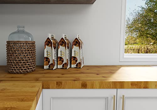Home Soft Things Eco-Friendly Natural Bamboo Thick Tabletop, Parallel Pressure, 60" x 30" x 1.375" H, Boonliving Rectangular Rustic Solid Wood Slab Desk Table Top Countertop for Home and Office