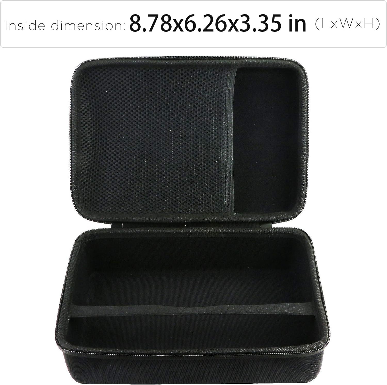 co2CREA Hard Carrying Case replacement for Zoom FOUR Bass Guitar Multi-Effects Processor Pedal (Zoom G1X B1X A1X FOUR Guitar Case, Black Case)