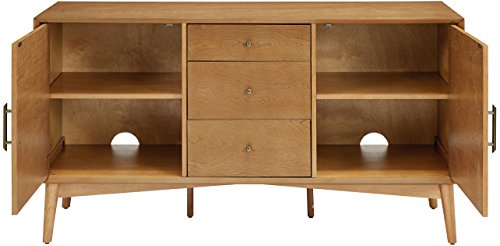 Crosley Furniture Landon Buffet and Large Console, Acorn