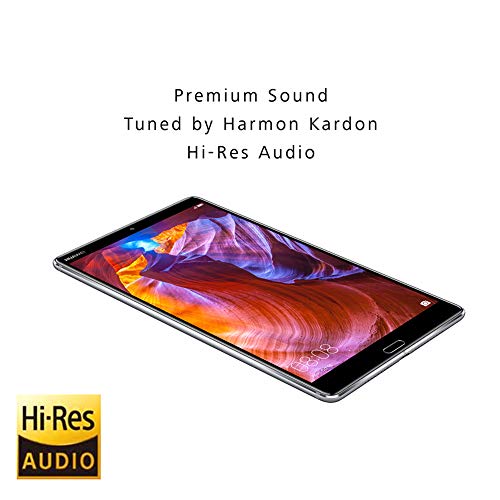 Huawei MediaPad M5 Tablet with 8.4" 2.5D Display, Octa Core, Quick Charge, Dual Harman Kardon-Tuned Speakers, WiFi Only, 4Gb+64Gb, Space Gray (US Warranty)