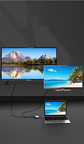 High-Definition Multi-Screen Adapter Cable Docking Station Converter Two-in-one (Size : HDMI+VGA)