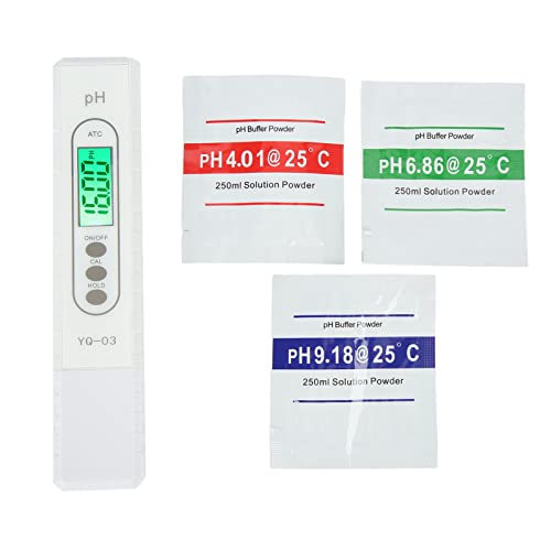 Digital Water Quality PH Meter, LED Display 3 Modes PH Tester Value Lock for Aquaculture for Fish Tank