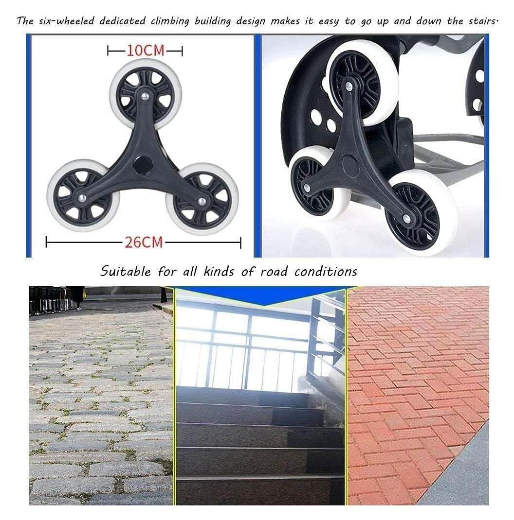 Generic Hand Trucks Platform Trucks Service Carts Shopping Cart Luggage Cart, Maximum Load 80Kg/176lb