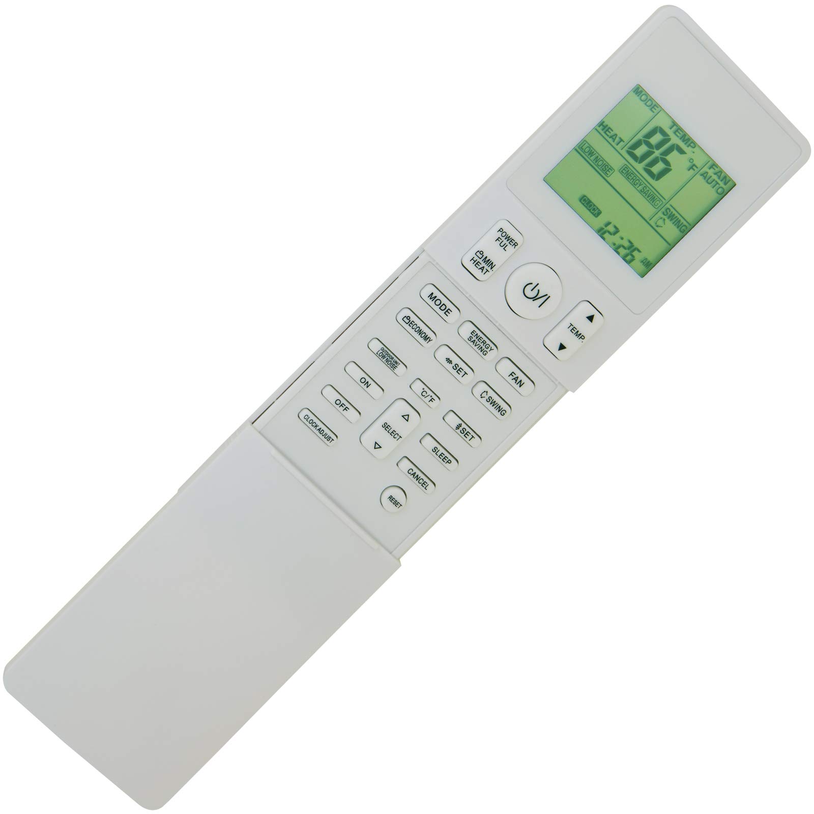 YING RAY Replacement for Fujitsu Air Conditioner Remote Control AR-REG1U ARREG1U AGU9RLF AGU12RLF AGU15RLF ASU7RLF1 ASU9RLF1 ASU12RLF1 ASU15RLF1 Display in Both Fahrenheit and Celsius