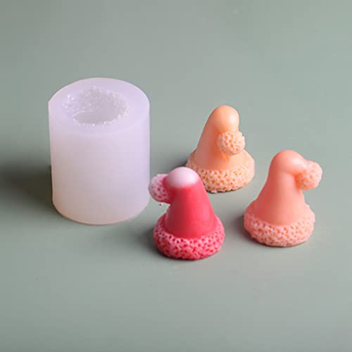 Christmas Hat Plaster Epoxy Resin Mold Candle Soap Silicone Mould DIY Mold Kit for Resin