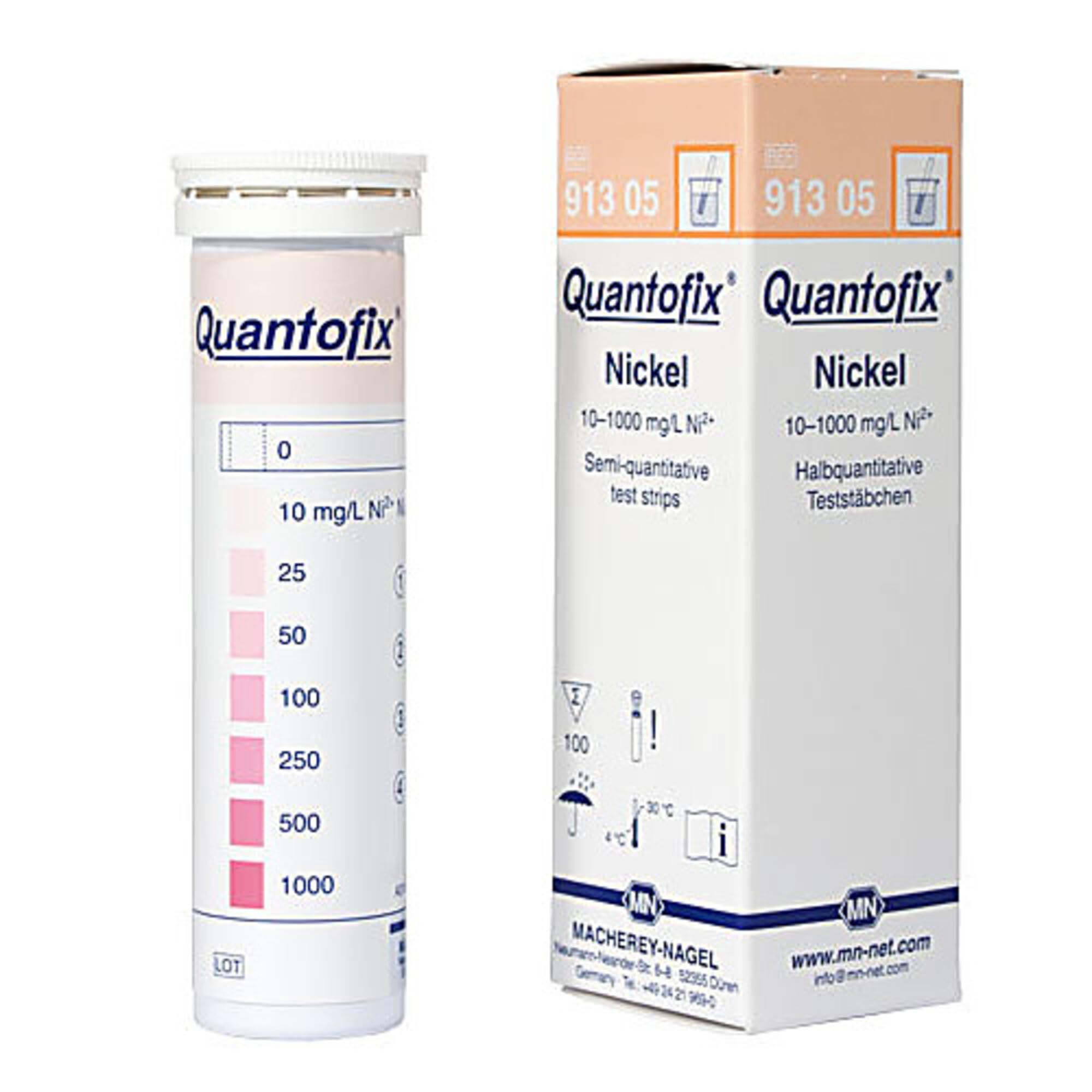 Macherey-Nagel, 91305, Quantofix Nickel, Box of 100 Strips