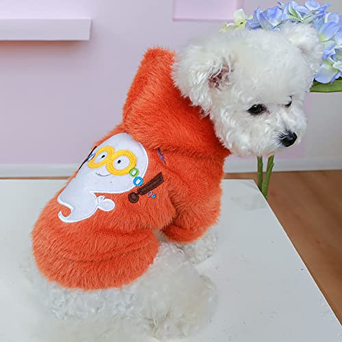 Hoodie Dog Autumn Winter Warm Clothes Plus Velvet Halloween Small Medium Dog Sweater for Small Dogs Boy