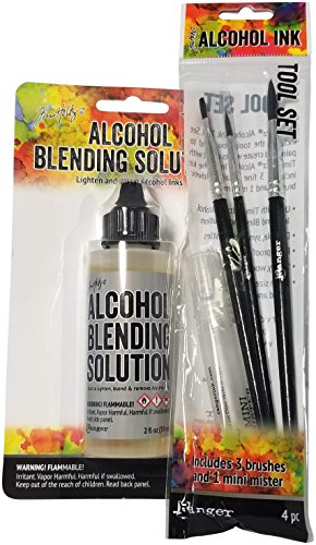 Tim Holtz - Ranger - Alcohol Blending Solution - Alcohol Ink Tool Set
