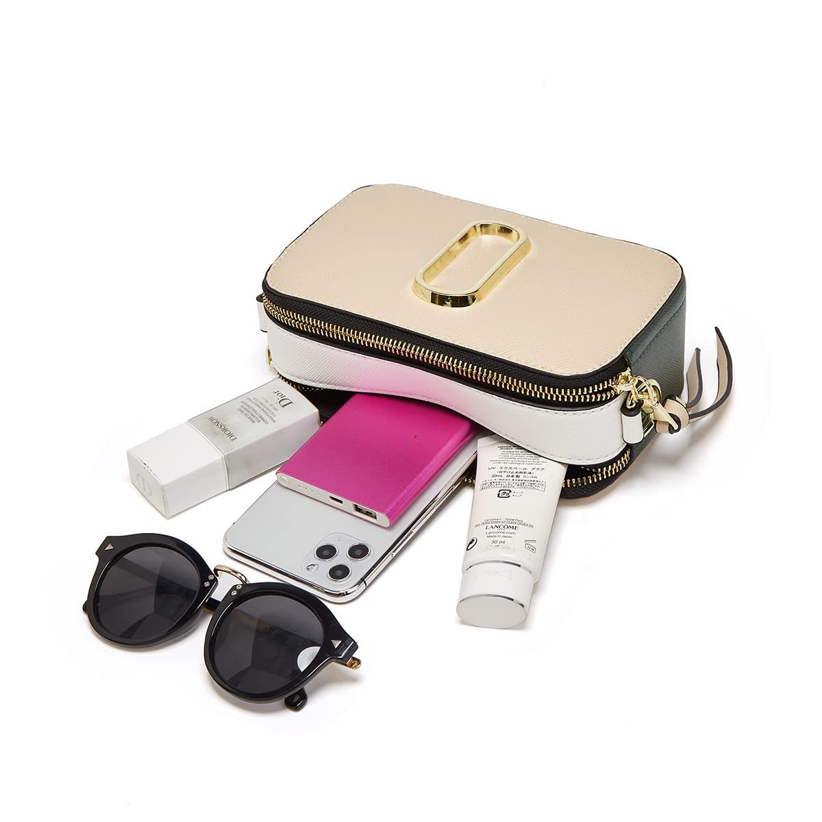 Crossbody Bag for Women, Women's Snapshot Camera Bag, Khaki