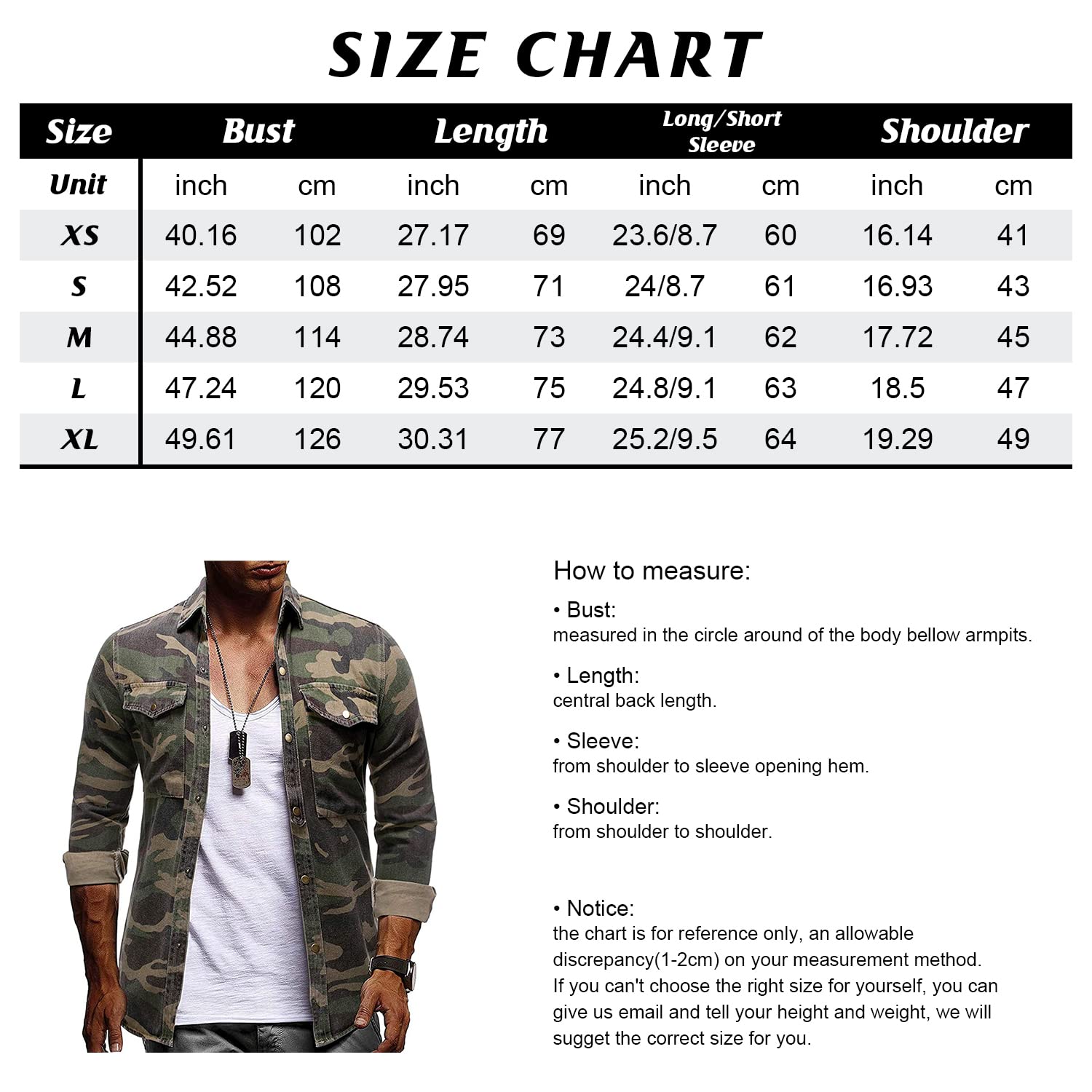chouyatou Men's Military Style Short/Long Sleeve Camo Printed Button Down Shirt (Large, Green Short)