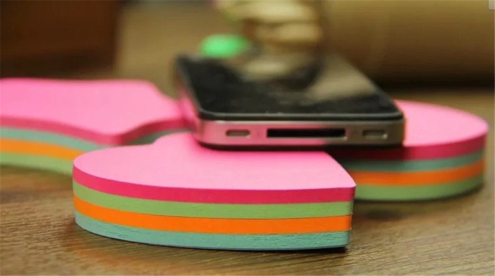 Colorful Sticky Notes in 10 Different Shapes, Separate Packing,Bundle Pack - 10 Pads 100 Sheets Per Pads (1000 Sheets!)