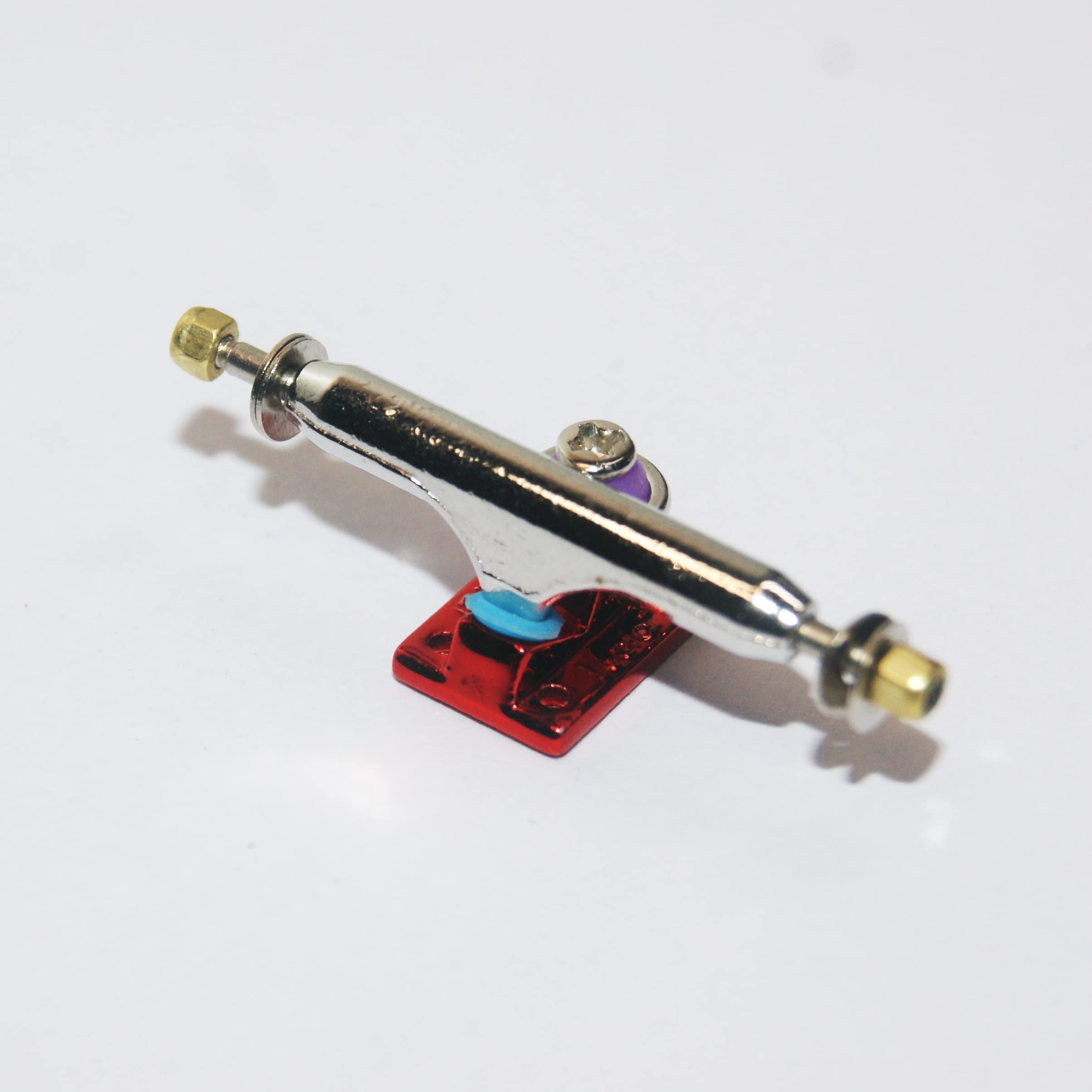 Fingerboard Trucks with Upgraded , 34mm Width - Professional Shape, Appearance & Components (red)