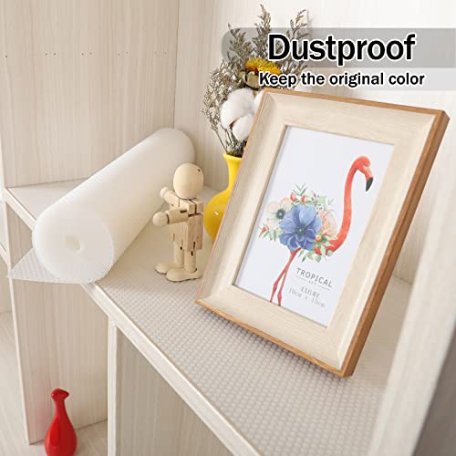 PABUSIOR Shelf Liner for Wire Shelves - (Precise Size 23.5 x 197 Inch, Clear) Transparent Thick Pantry Shelf Liners for Kitchens Cabinet, Under Sink, Waterproof Easy to Cut Drawer Liner for Shelving