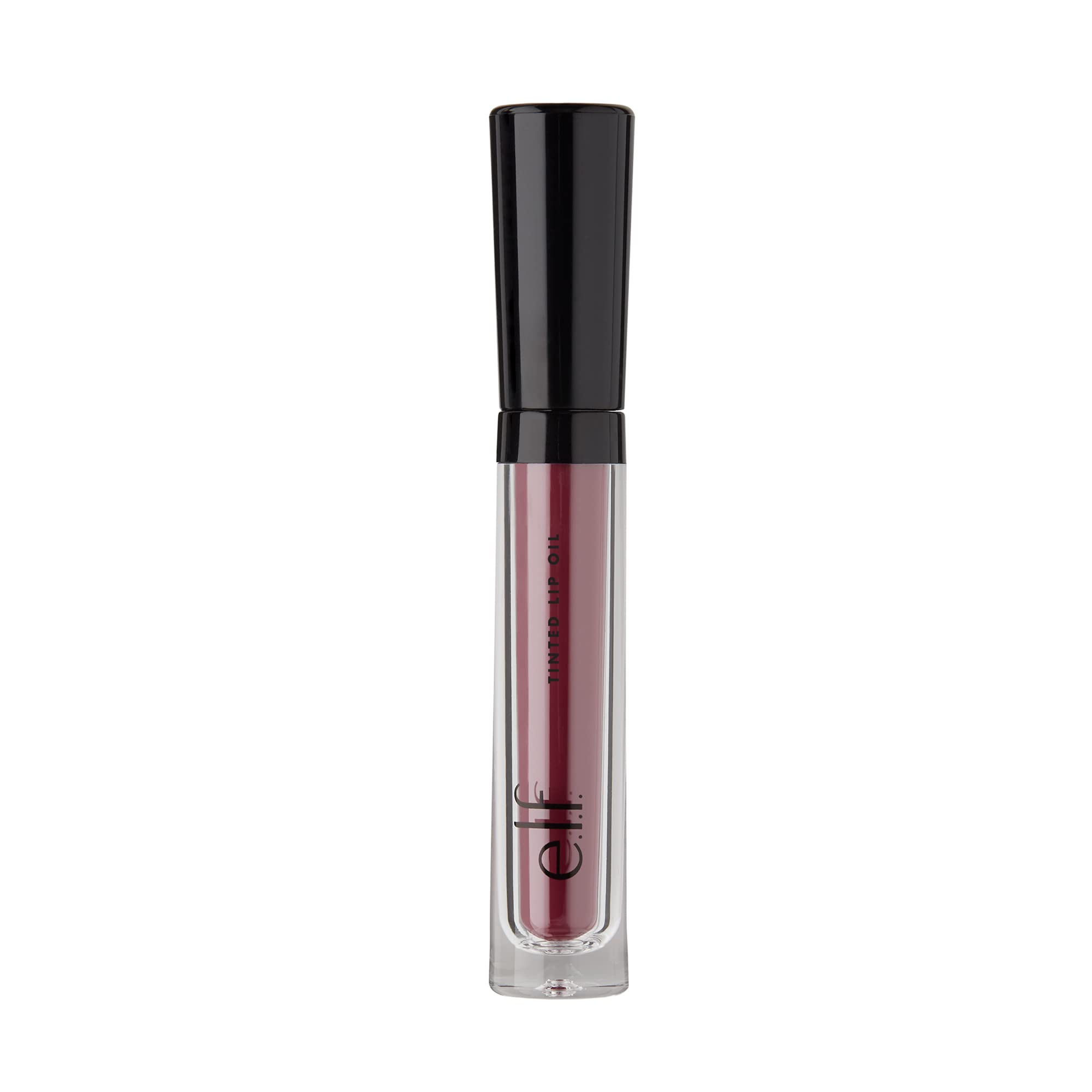 e.l.f. Cosmetics Tinted Lip Oil, Long Lasting & Sheer Coverage, Non-Sticky, Hydrates, Adds Shine, Infused with Jojoba, Apricot & Vitamin E, Berry Kiss, 0.1 Oz