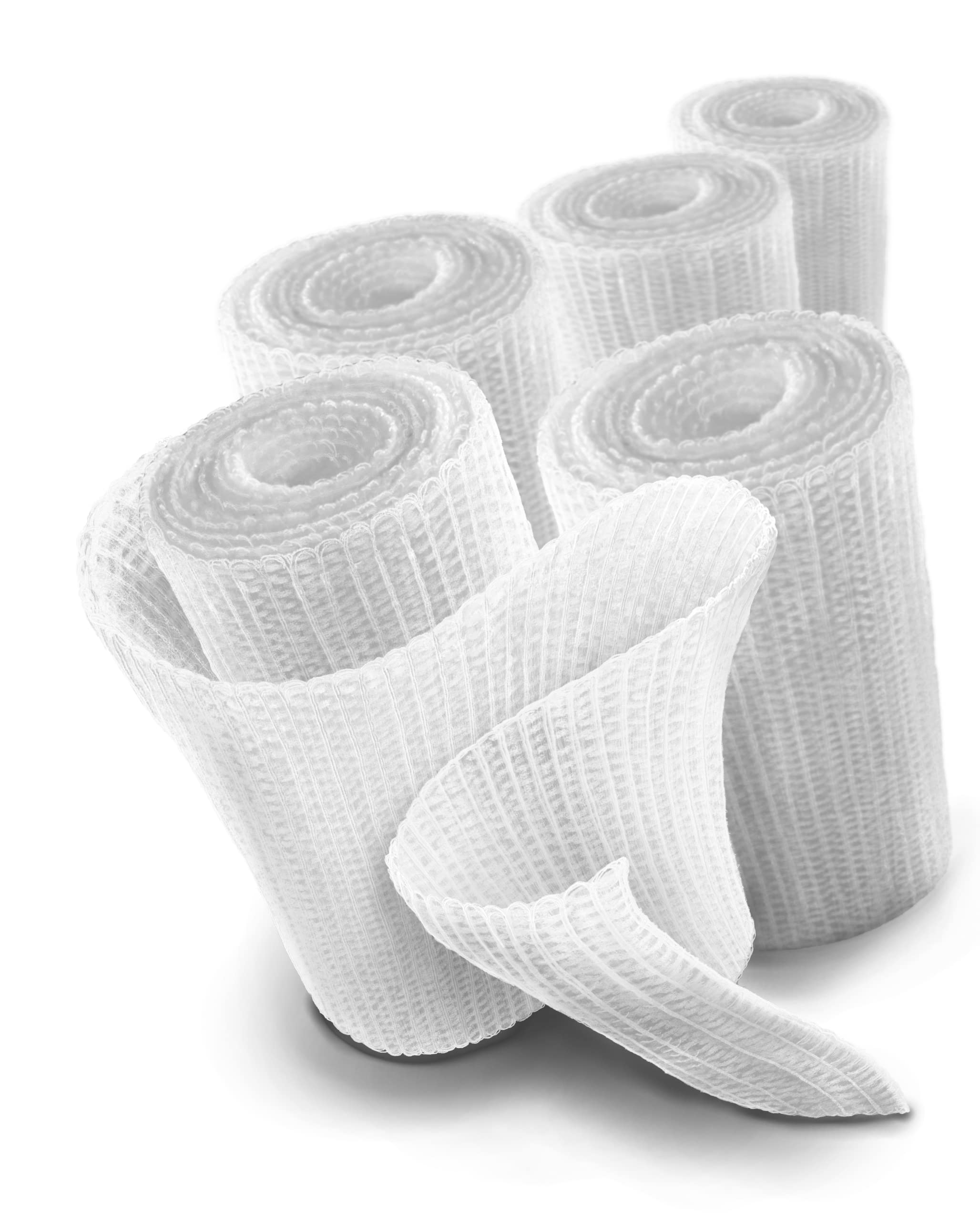 Curad Cotton Stretch Rolled Gauze, 3" x 4.1 yd, 5 Count (Pack of 3)