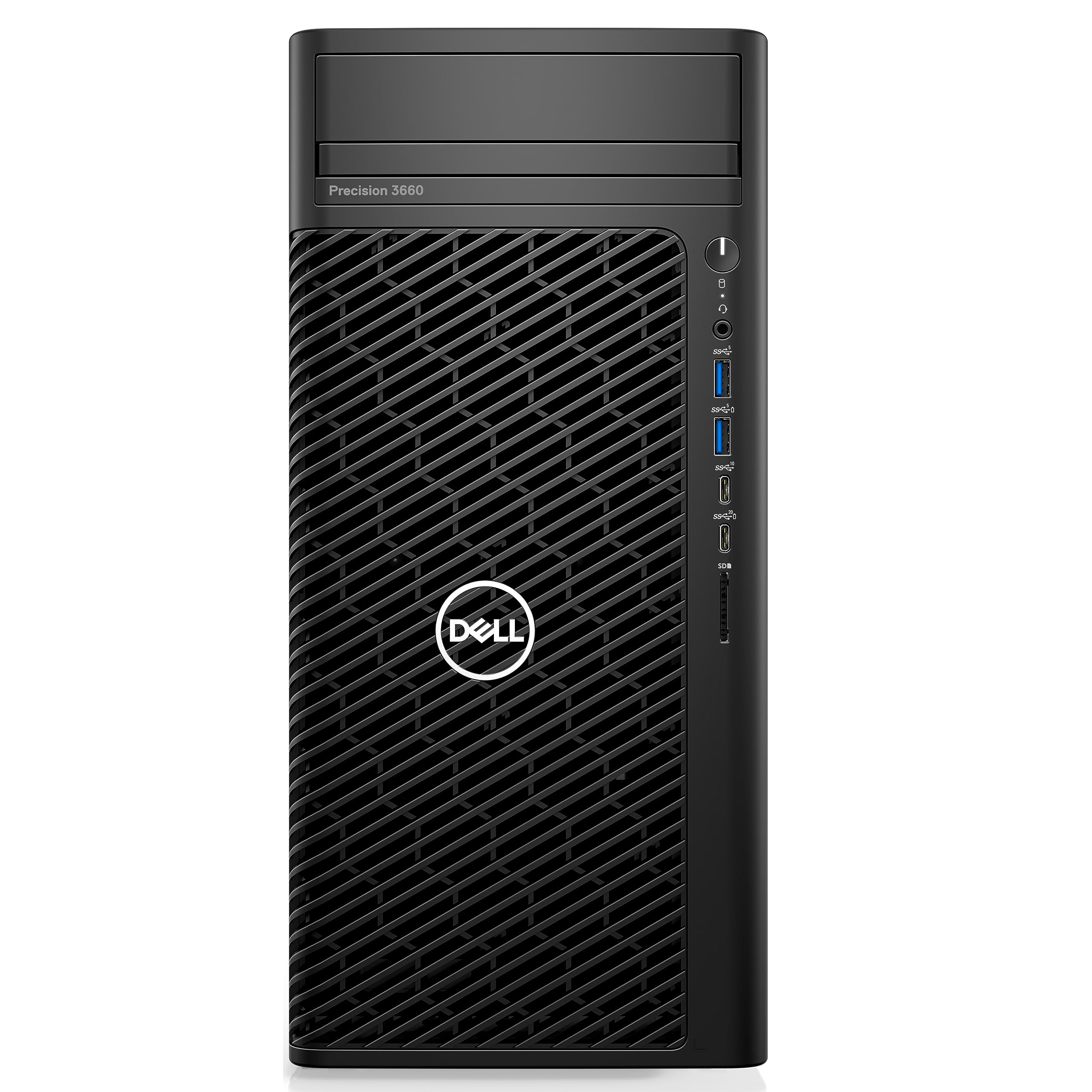 Dell 2023 Precision 3660 Tower Workstation Business Desktop Computer, 12th Gen Intel 12-Core i7-12700, 32GB DDR5 RAM, 2TB PCIe SSD + 2TB HDD, WiFi Adapter, Ethernet, Keyboard & Mouse, Windows 11 Pro