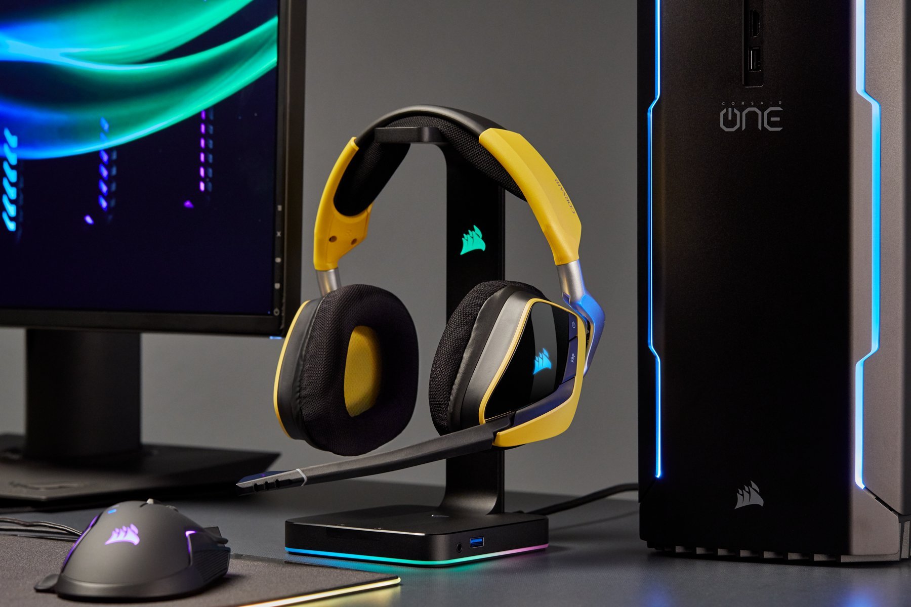 CORSAIR VOID PRO RGB SE Wireless Gaming Headset for PC (CA-9011150-NA) - Yellow