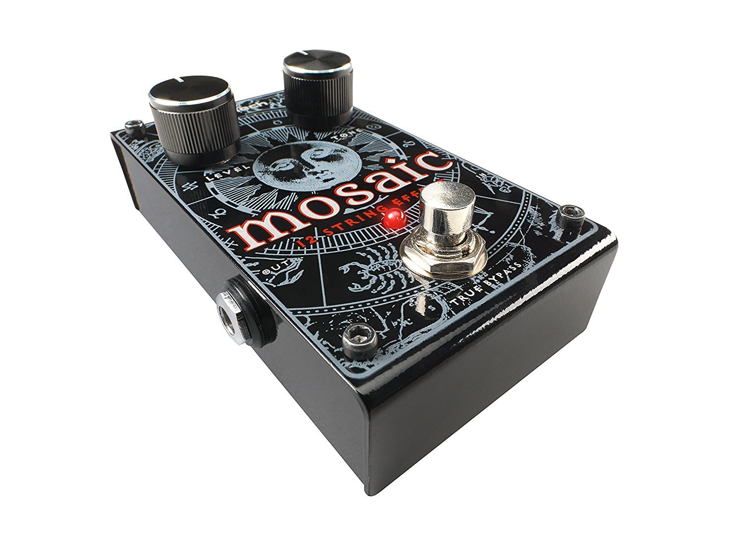 Digitech MOSAIC 12-String Effect Pedal Bundle with 9V Power Supply, Patch Cable, and Dunlop PVP101 Pick Pack