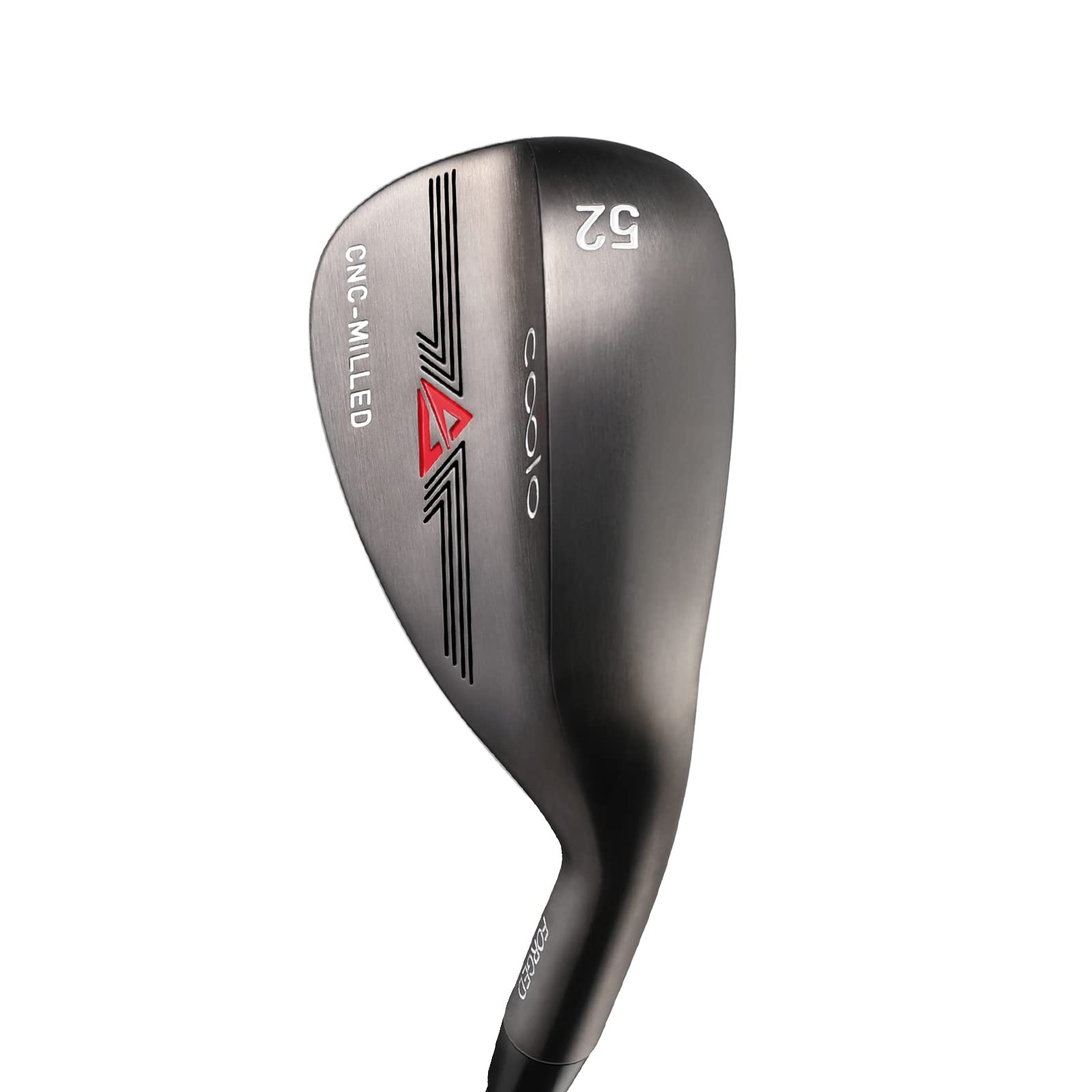 COOLO Milled Golf Wedges for High and Mid Handicappers, Men Right Handed, 52/56/60 Degree(52/56/60 Set, Black Satin)