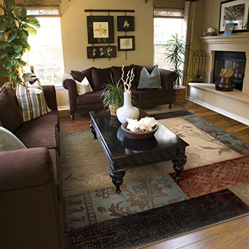 Oriental Weavers Hudson Beige/Green/Red Rug Rug Size: 7'8" x 10'10"