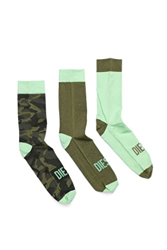 Diesel SKM-RAY-THREEPACK Socks Man GreenL (US 9½-12)